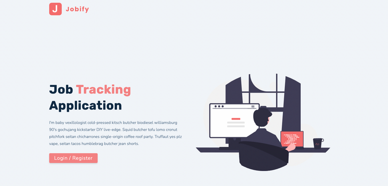Lam Nguyen | Jobify Project a MERN job tracking application